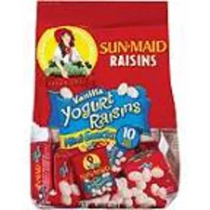 Sun-Maid Vanilla Yogurt Raisins Mini Snack Boxes 10 Count Ingredients ...
