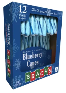 Diet info for Brach's Blueberry Candy Canes, 5.7 oz, 12 Count - Spoonful