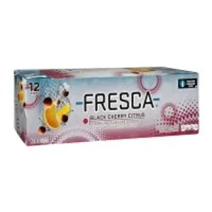 Diet info for Fresca Black Cherry Soda Sparkling Flavored Soft Drink ...