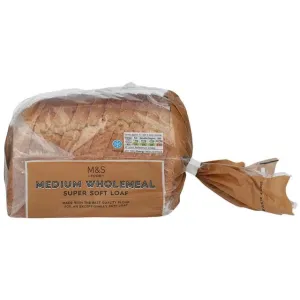M&S Super Soft Wholemeal Medium Sliced Bread Ingredients | Spoonful