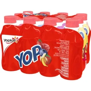 Diet info for Yoplait Yop Strawberry/Raspberry/Blueberry/Strawberry ...