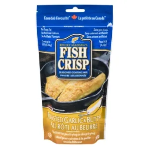 Diet info for Fish Crisp Coating Mix, Roasted Garlic & Butter - Spoonful