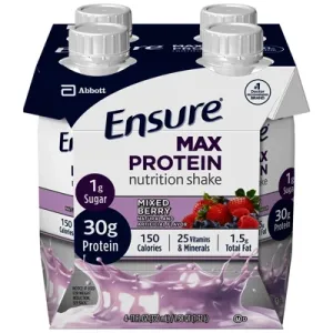 Diet info for Ensure Max Protein Nutritional Shake with 30g of High ...