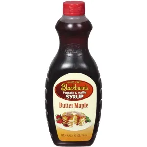 BLACKBURN'S, PANCAKE & WAFFLE SYRUP, BUTTER MAPLE, BUTTER MAPLE ...