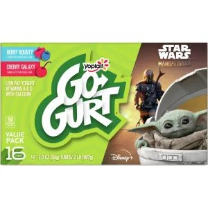Diet info for Yoplait Go-Gurt Yogurt Low Fat Nickelodeon Teenage Mutant ...