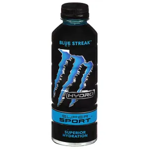 Diet info for Monster Super Sport Superior Hydration Blue Streak Energy ...