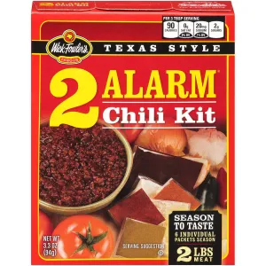 WICK FOWLER'S, TEXAS STYLE ALARM CHILI KIT Ingredients | Spoonful