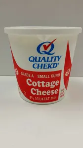 Galliker's Quality Chekd 4% Milk Fat Small Curd Cottage Cheese, 24 Oz ...