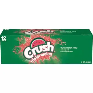 Diet info for Crush Watermelon Soda, 12 Fl Oz Cans, 12 Pack - Spoonful