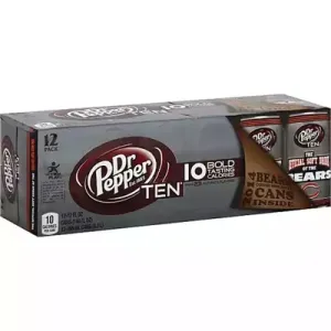 Diet info for Dr Pepper TEN 12 fl oz cans 12 pack - Spoonful