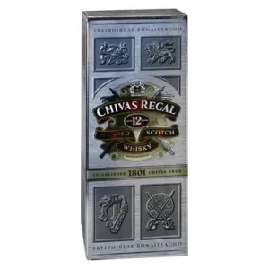 Chivas Regal Scotch Whisky Scotland 12 Year Old Blended, 750 mL ...