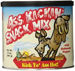 ASS KICKIN’ Habanero Pepper Spicy Hot Peanut Snack Mix – 12oz - Hot ...