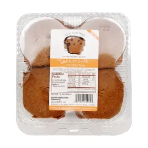 Zen Bakery, Muffins Carrot Cake, 17 Ounce Ingredients | Spoonful