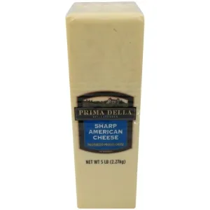 Prima Della Sharp American Cheese, Deli Sliced Ingredients | Spoonful