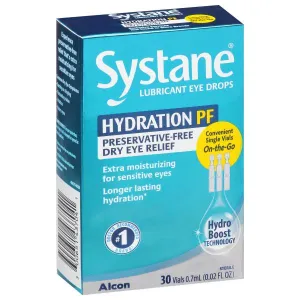 Systane Hydration PF Lubricant Eye Drop Vials Ingredients | Spoonful