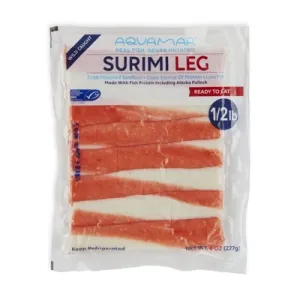 Diet info for Aquamar Surimi Leg Style Immitation Crab, 8 oz - Spoonful