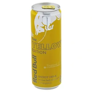 Diet info for Red Bull Energy Drink The Yellow Edition Tropical Fruits ...