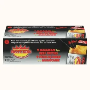 Patty King International Jamaican Style Patties - Spicy Beef 9x130g ...