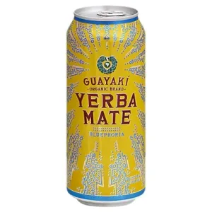 Diet info for Guayaki Organic Yerba Mate Can Bluephoria -- 16 fl oz ...
