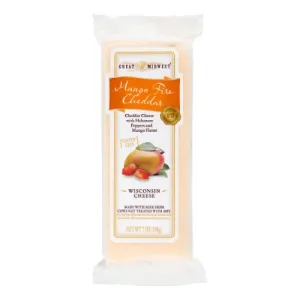 Diet info for MANGO FIRE CHEDDAR WITH HABANERO PEPPERS AND MANGO FLAVOR ...