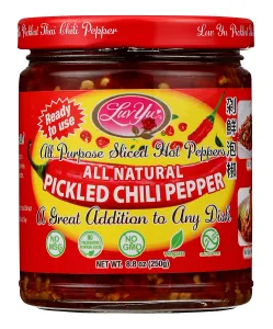 Luv Yu All Purpose Sliced Hot Pepper All Natural Pickled Chili Pepper ...