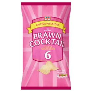 Diet info for Morrisons Prawn Cocktail Flavour Crisps Multipack - Spoonful