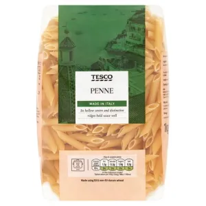Diet info for Tesco Pasta Quills 1Kg - Spoonful