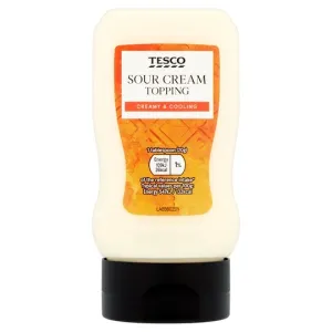 Diet info for Tesco Sour Cream Topping 280G - Spoonful