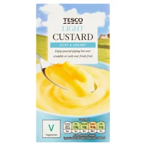 Tesco Light Custard Ready To Serve 500G Ingredients | Spoonful