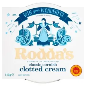 Diet info for Rodda's Classic Cornish Clotted Cream 113g - Spoonful
