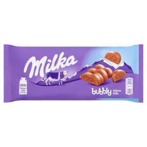 Diet info for Milka Bubbly Alpine Milk Chocolate Bar - Spoonful