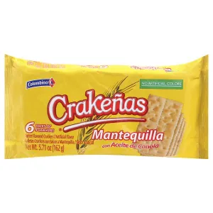 Colombina Crakenas Crackers, Butter Flavored Ingredients | Spoonful