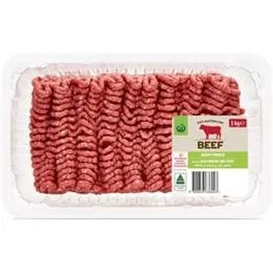 Diet info for Woolworths Beef Mince 1kg - Spoonful