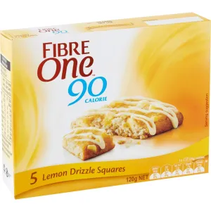 Diet info for Fibre One Lemon Drizzle Squares 5 pack - Spoonful