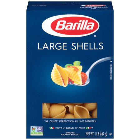 Barilla® Classic Blue Box Pasta Large Shells 16 oz - Spoonful