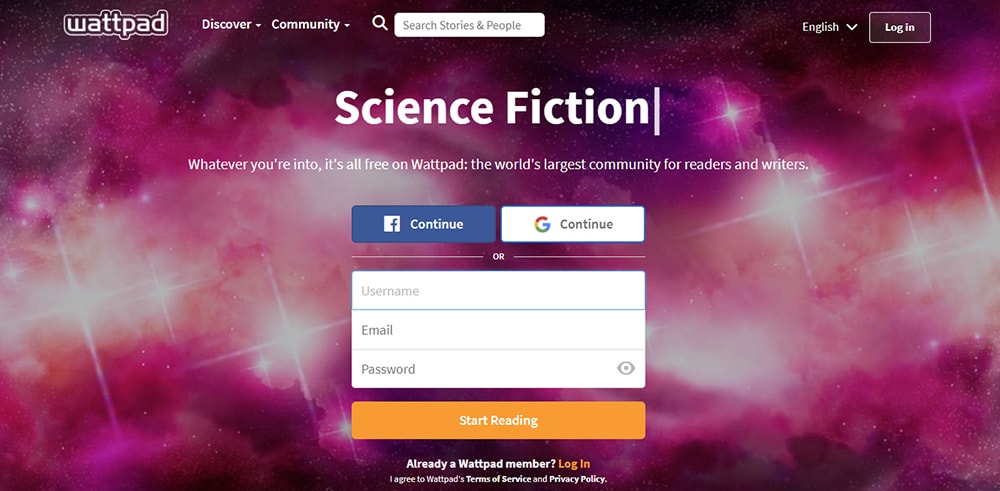 Wattpad Login - Get Started