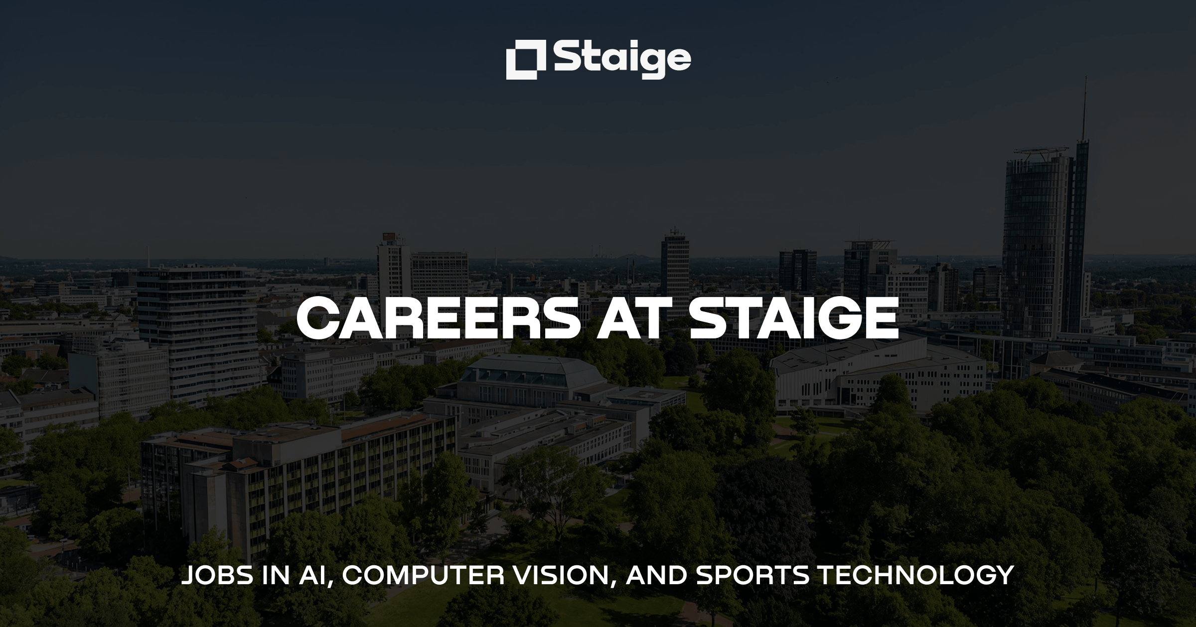 Careers at Staige | Jobs in AI, Computer Vision & Sports Technology