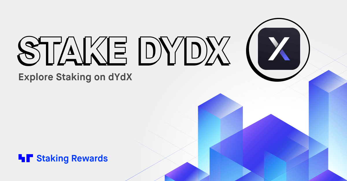dYdX (DYDX) Staking Rewards: Earn ∼10.64%