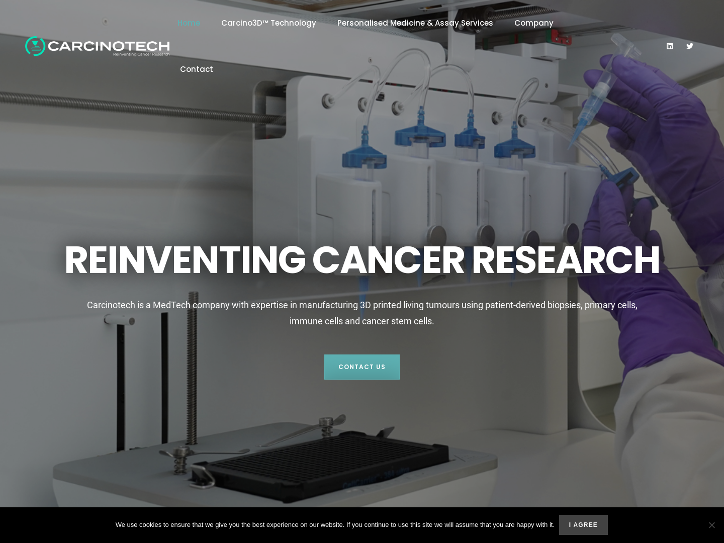 Carcinotech received £4,200,000 in an exciting growth funding round.