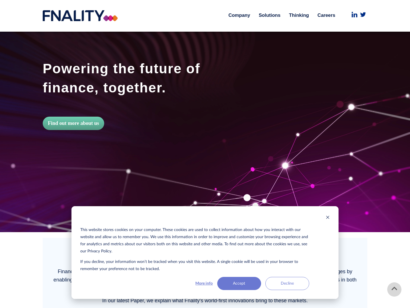 Fnality closed £77,700,000 in a sensational growth funding round.