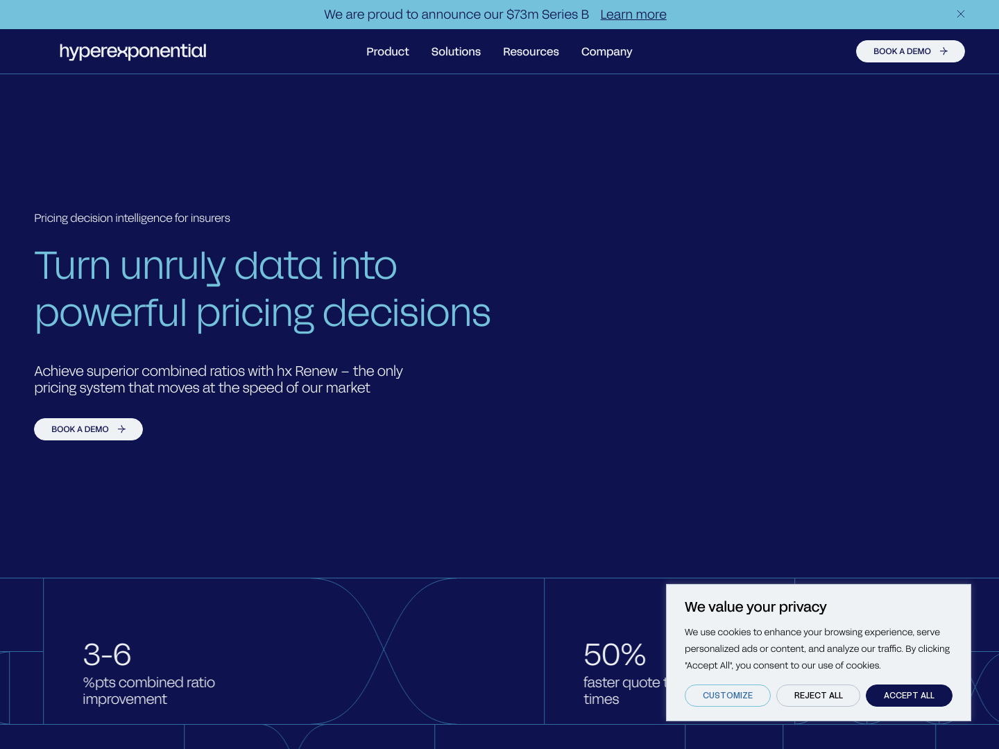 Hyperexponential raised £57,300,000 in an exciting growth funding round.