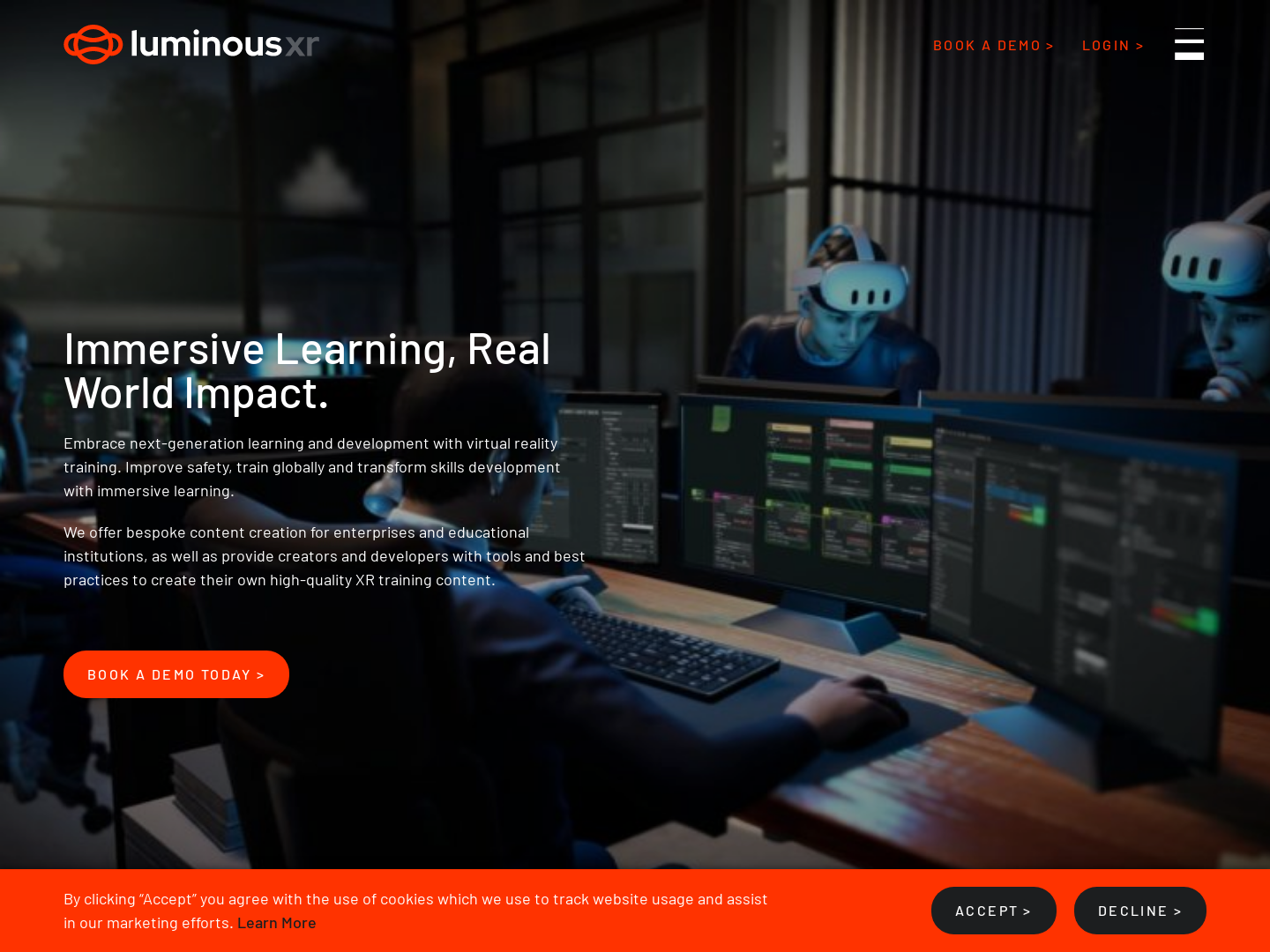 Luminous XR received £1,000,000 in an amazing pre-seed funding round.