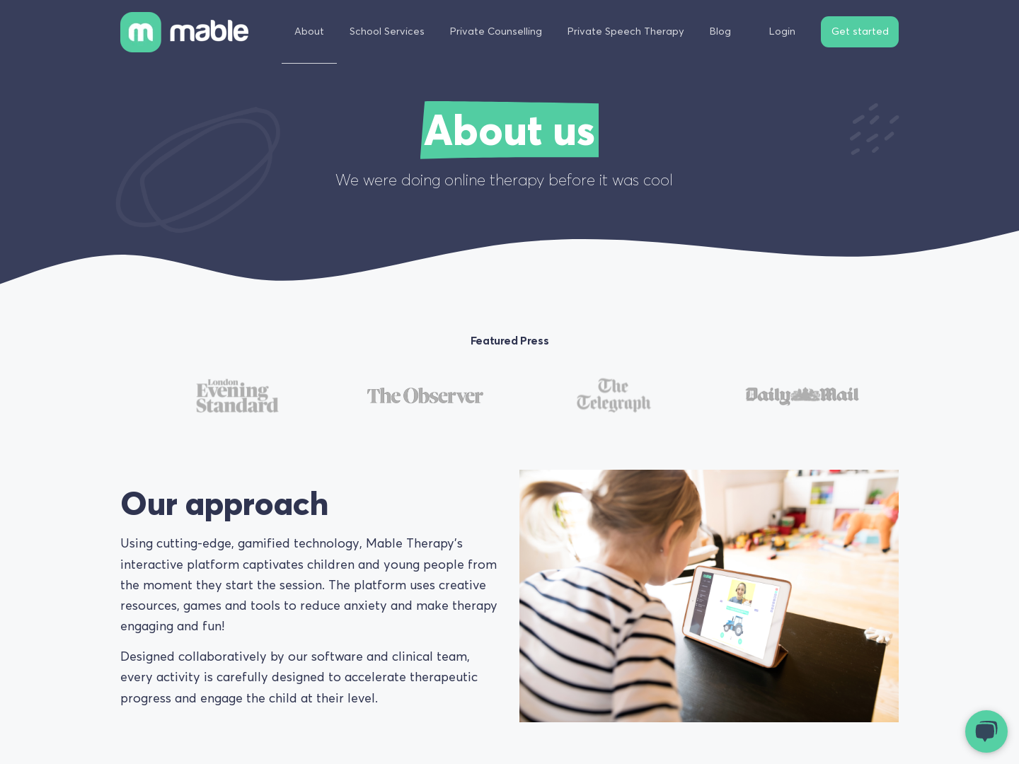 Mable Therapy received £3,100,000 in a remarkable seed funding round ...