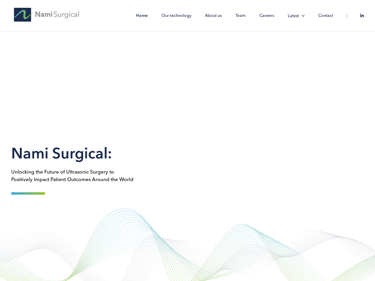Nami Surgical closed US$4,000,000 in a thrilling seed funding round.