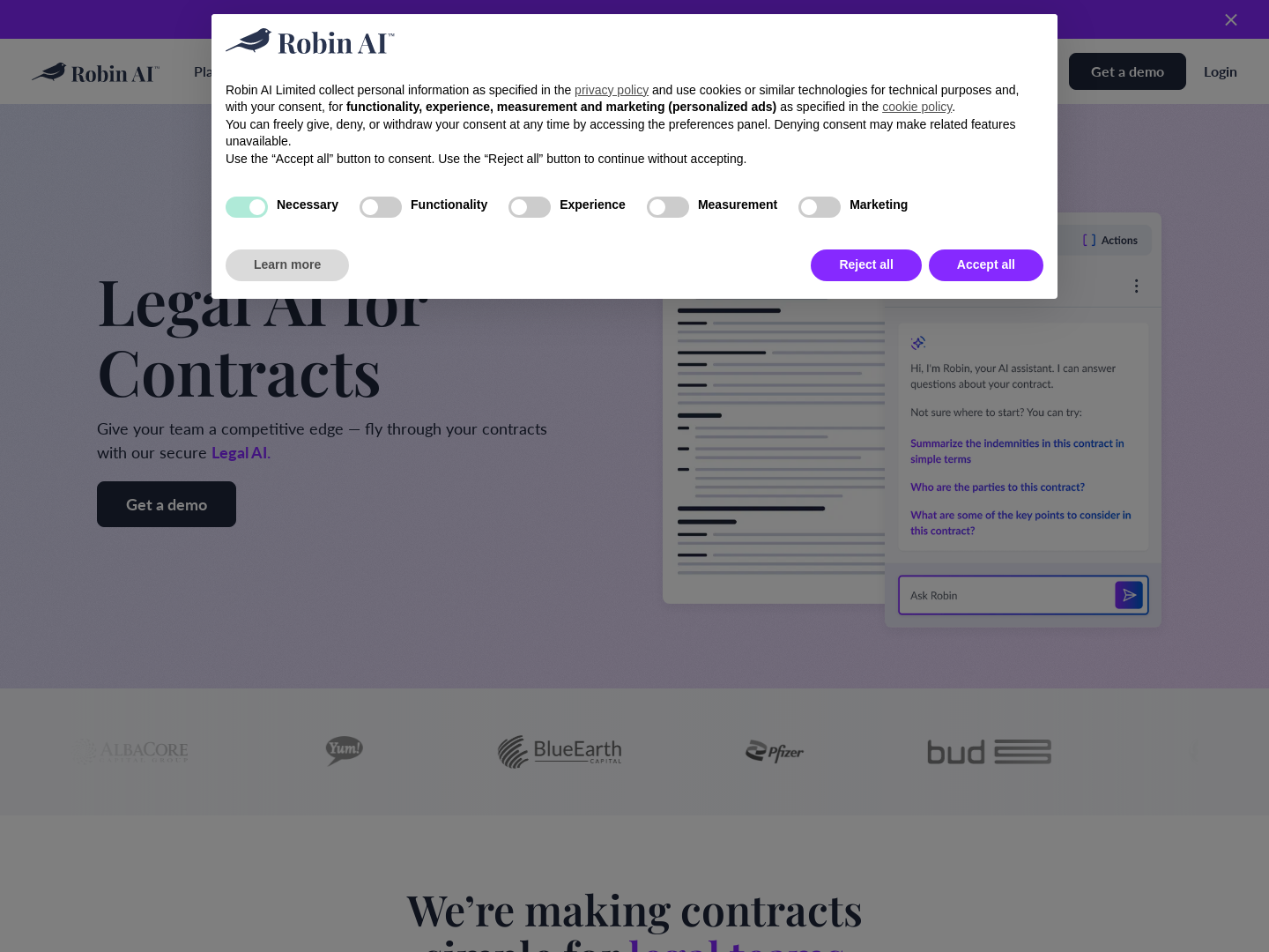 Robin AI raised US$10,500,000 in an exciting growth funding round.