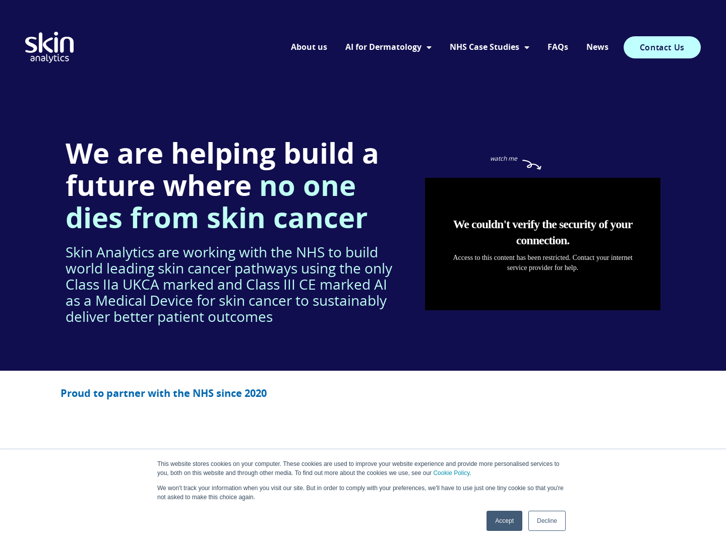 Skin Analytics received £15,000,000 in a crazy growth funding round.