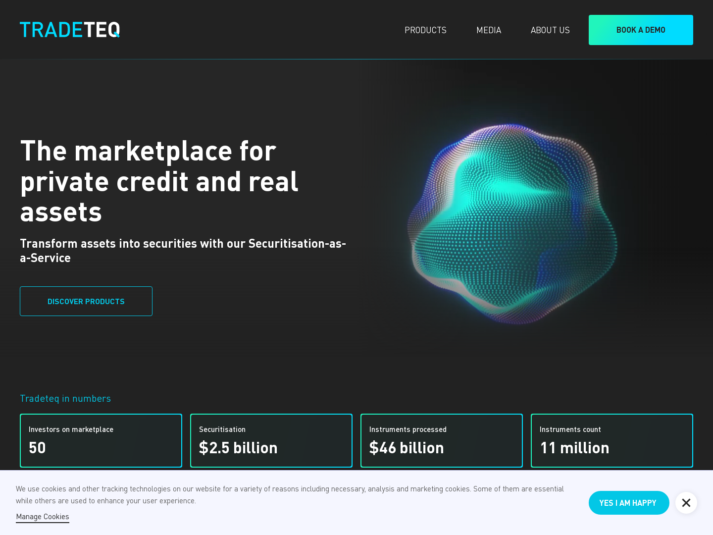 Tradeteq raised US$12,500,000 in an epic growth funding round.