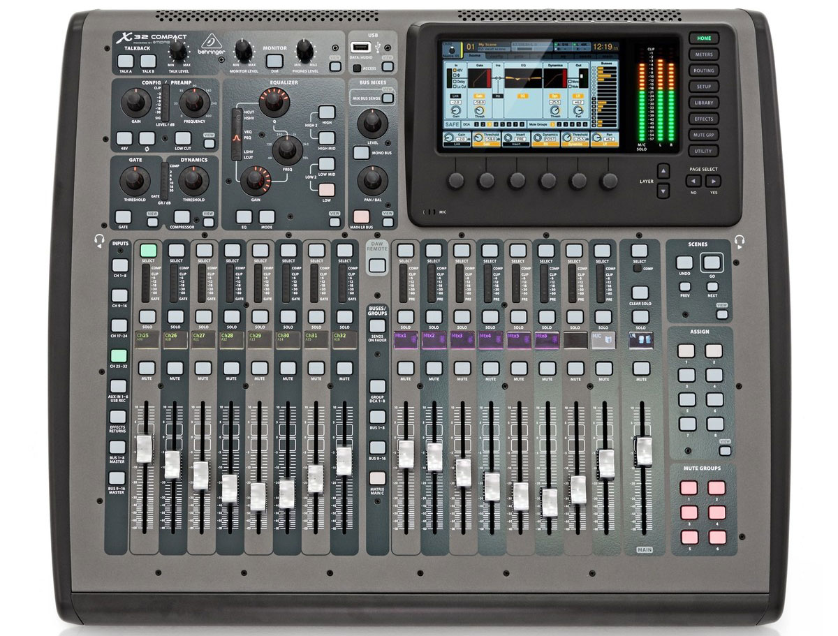 The Basics of Live Mixing With The Behringer X32 Compact