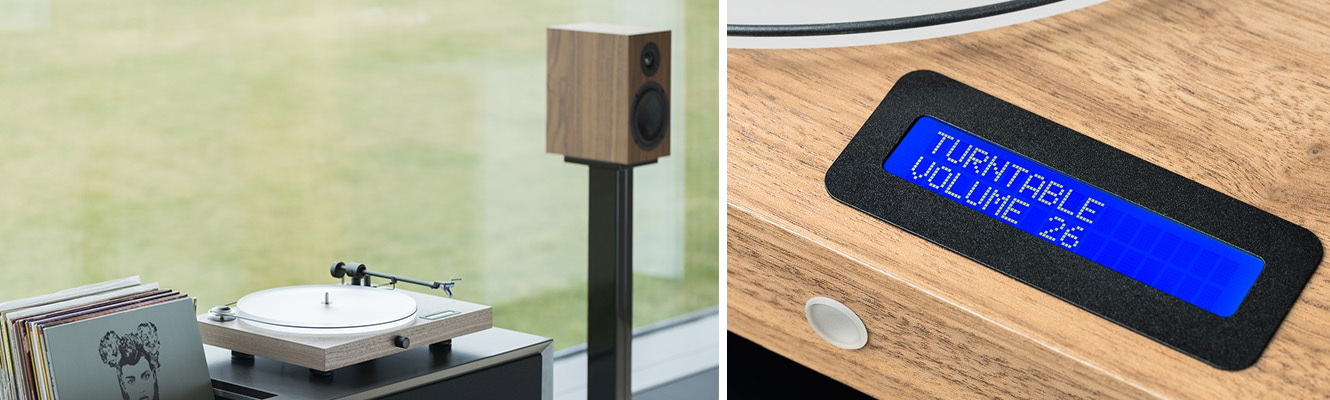 Pro-Ject Juke Box S2 Stereo Set Turntable with Speakers, Walnut at AV.com