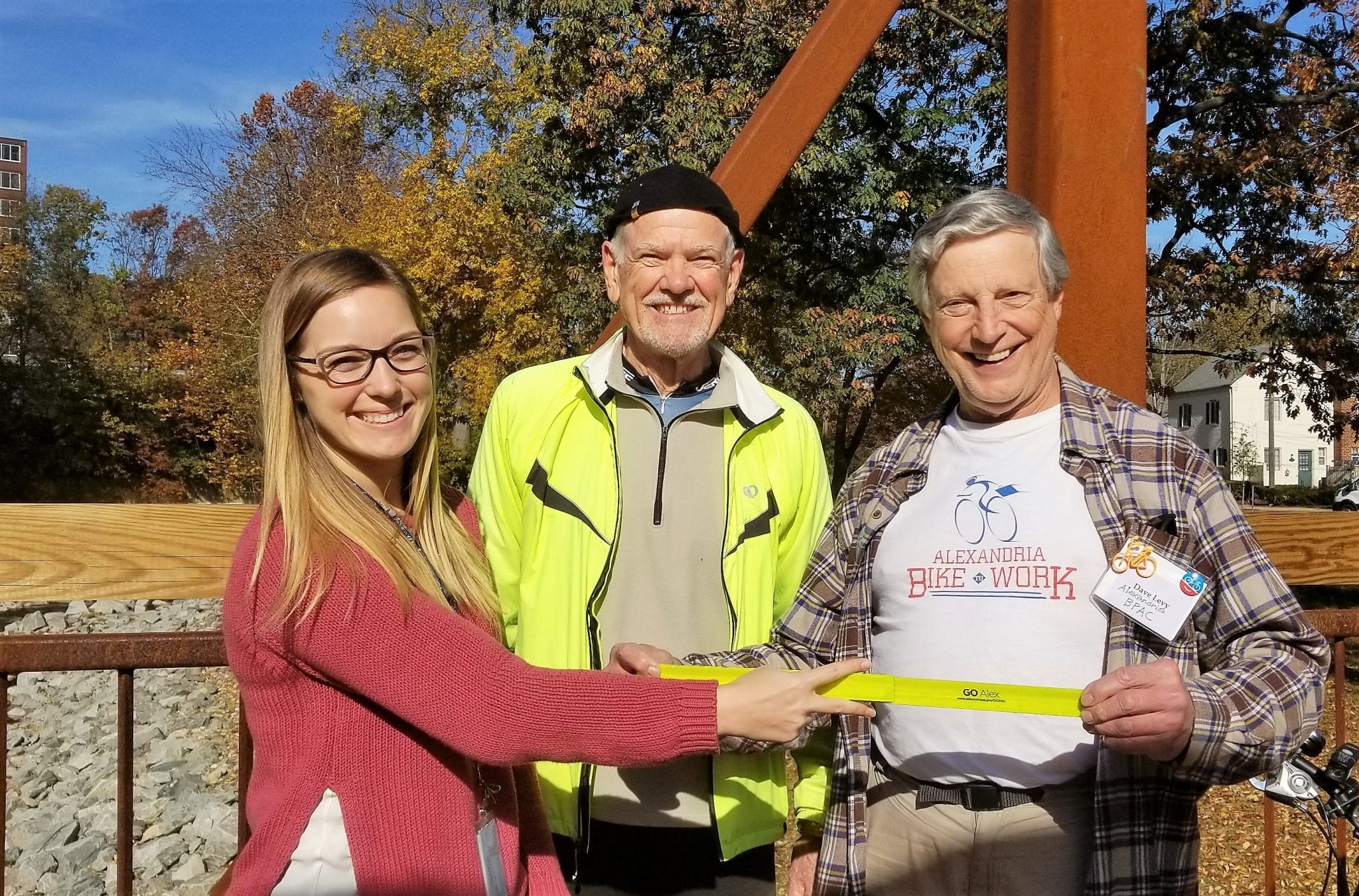 It's Official: Holmes Run Trail Pedestrian/Bicycle Bridge Opens with ...